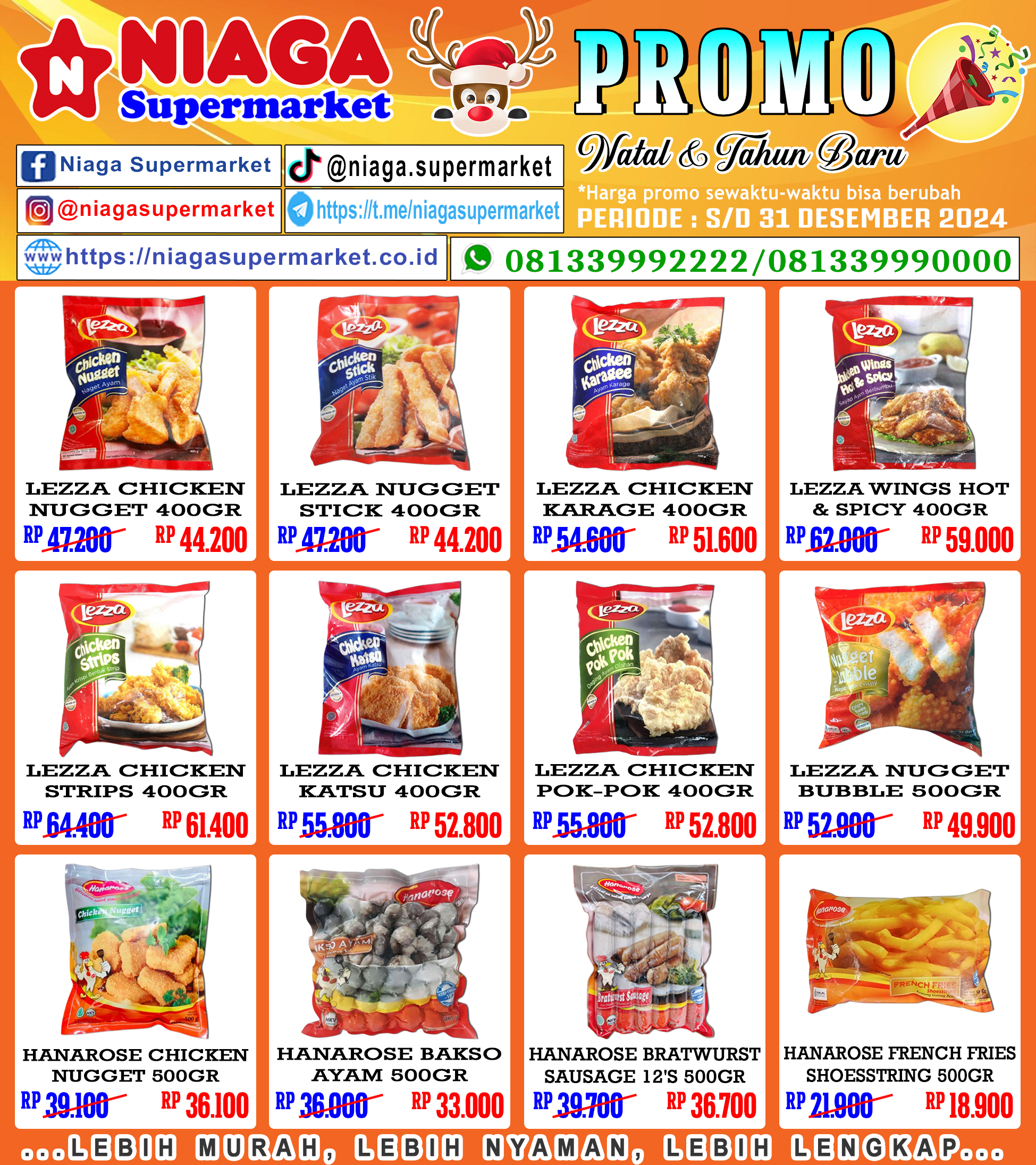PROMO LEZZA & HANAROSE - Niaga Supermarket